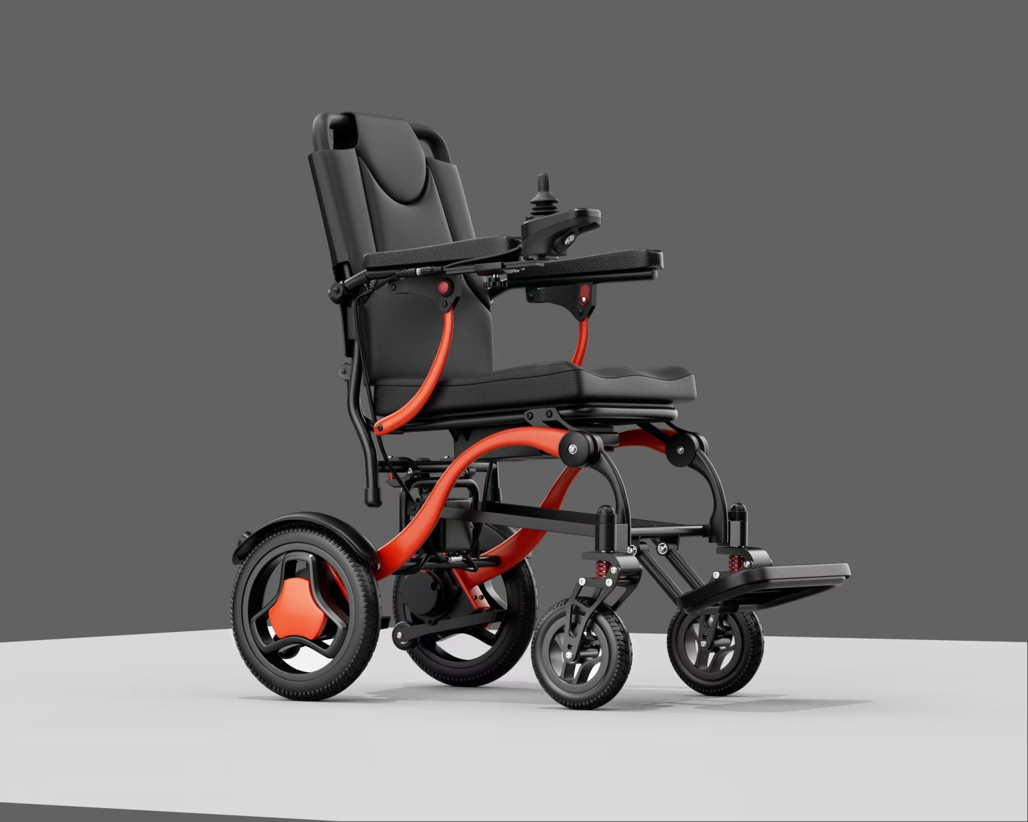 Ultra light Folding Electric Wheelchair With Joystick Control MK9005 R ...